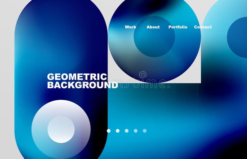 Abstract Vector Geometric Background Template Stock Vector ...