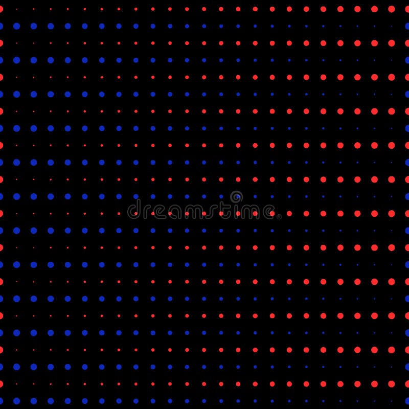 Abstract Vector Geometric Seamless Pattern with Halftone Dots, Fading ...