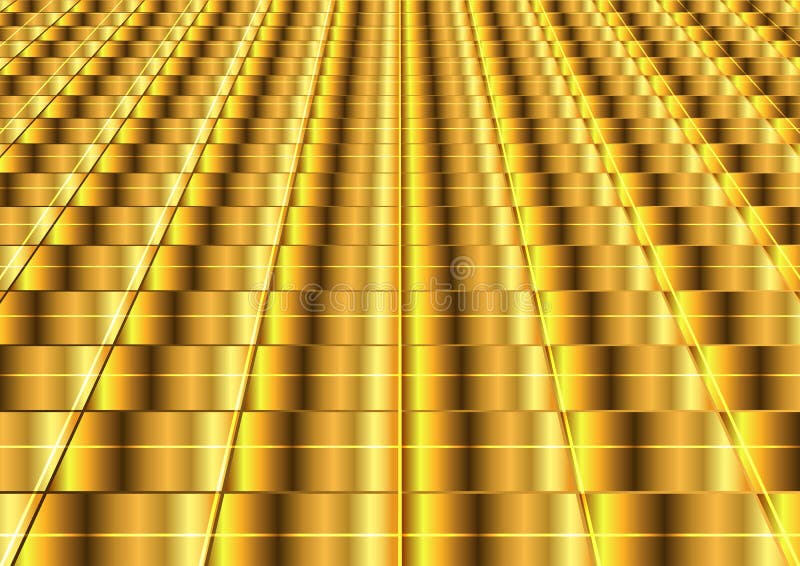 Abstract Vector Geometric Shape Gold Color Pattern Design Background ...