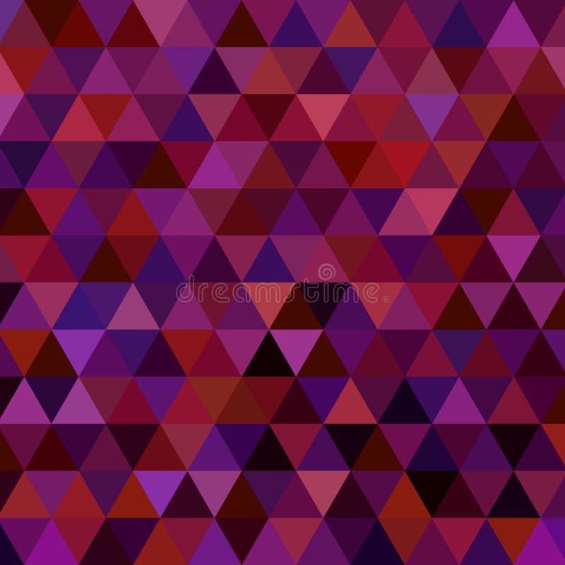 Vector Geometric Triangle Background - Red and Purple Stock Vector ...
