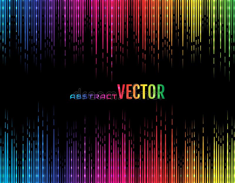 Abstract Glowing Background. Festive Comic Dash Speed Line Gradient of ...