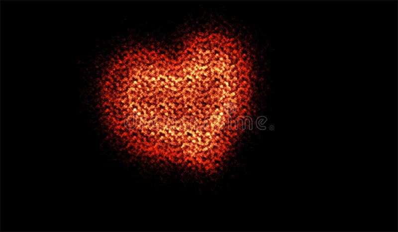 3D Vector Heart on Wood Table with Multicolored Shaded Wavy Background ...