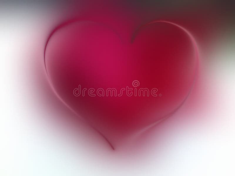 Abstract Vector Heart with Multicolored Shaded Wavy Background with ...