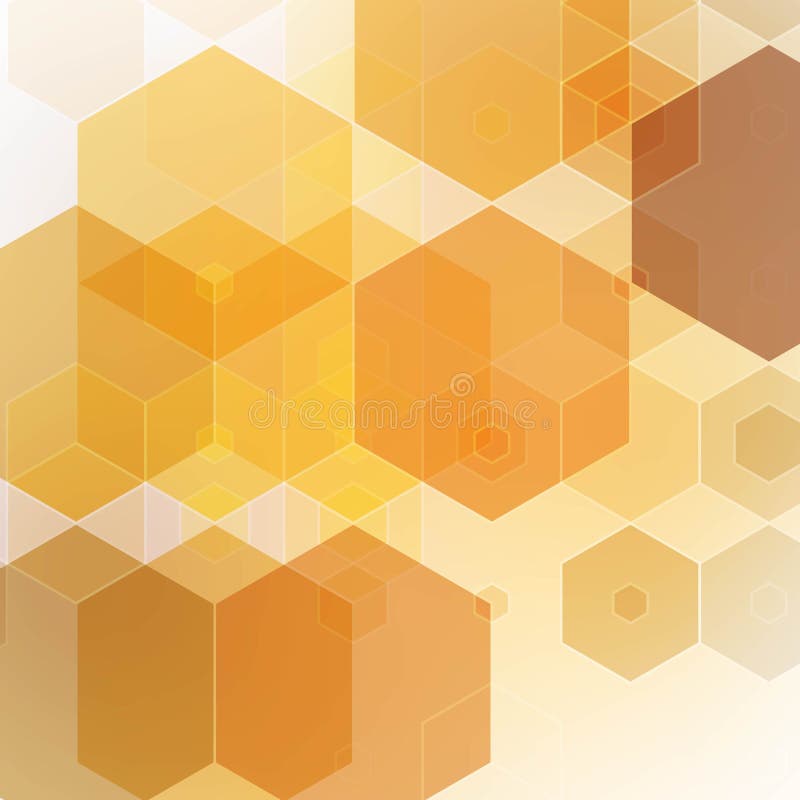 Abstract Vector Hexagon Background. Geometric Illustrations. Eps 10 ...