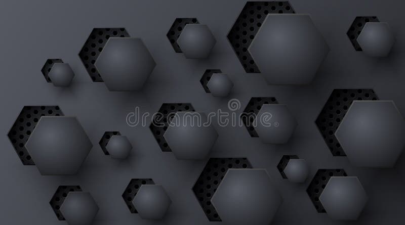 Holes hexagon stock illustration. Illustration of pattern - 53744703