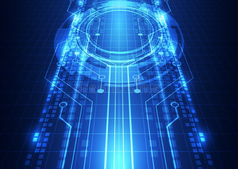 Abstract Vector Hi Speed Internet Technology Background Illustration ...