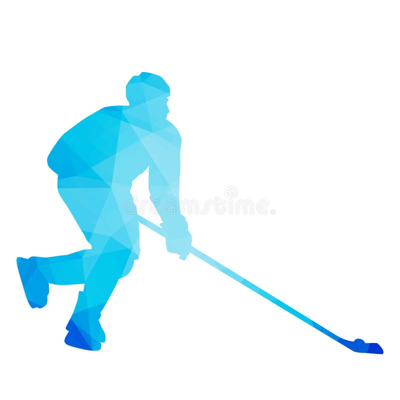 Abstract Vector Hockey Player Stock Vector - Illustration of pattern ...
