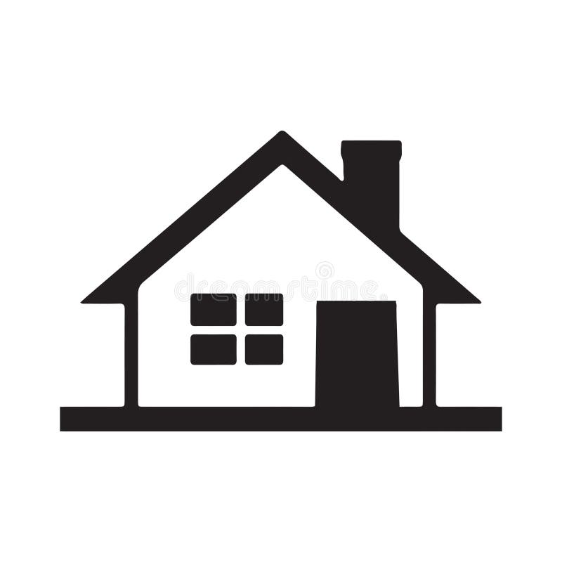Abstract Vector House Icon or Logo Design Template Stock Illustration ...