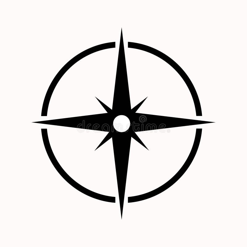 Compass Icon Vector. High Quality Black Style Vector Icons Stock Vector ...