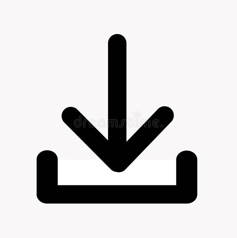 Download Icon Vector Illustration on White Background Stock Vector ...