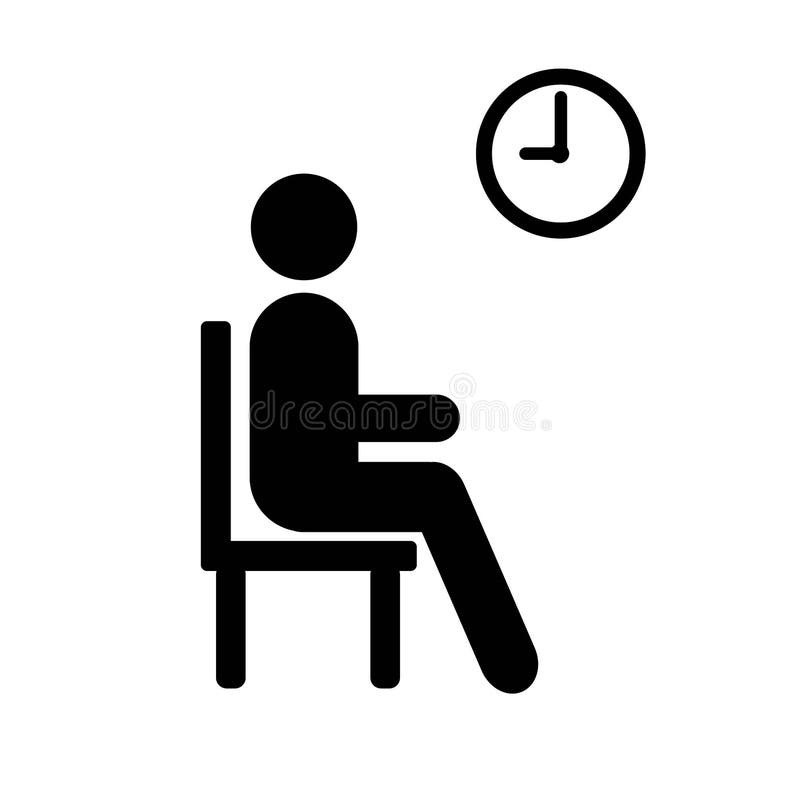 Waiting Icon. High Quality Black Style Vector Icons Stock Vector ...