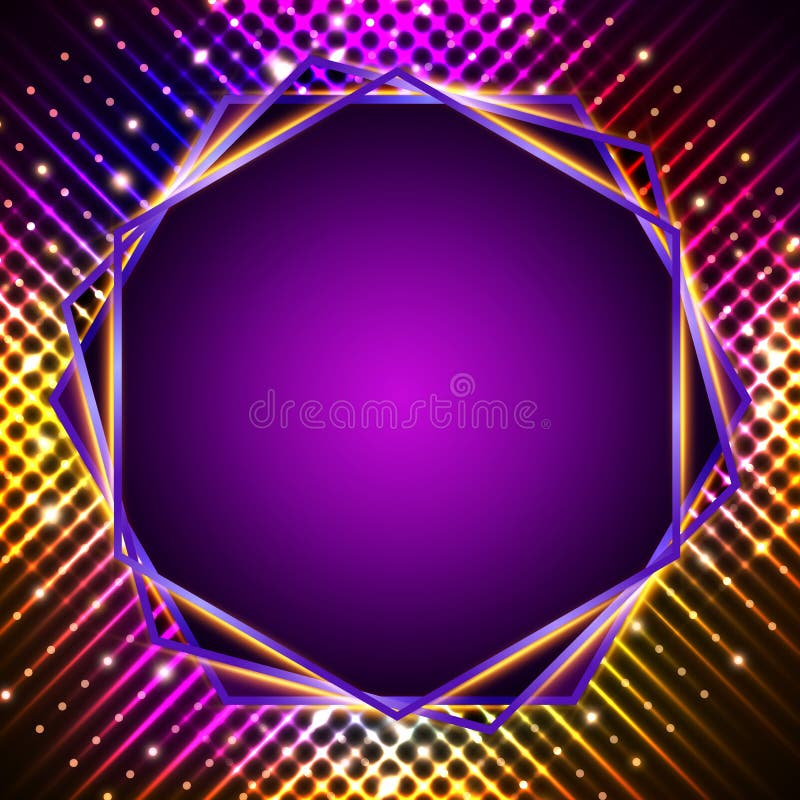 Abstract Vector Illustration Background with Shining Lines Pattern and ...