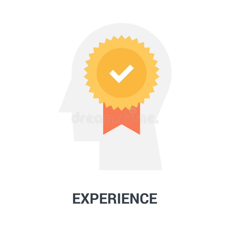 Experience icon concept stock vector. Illustration of people - 131335015