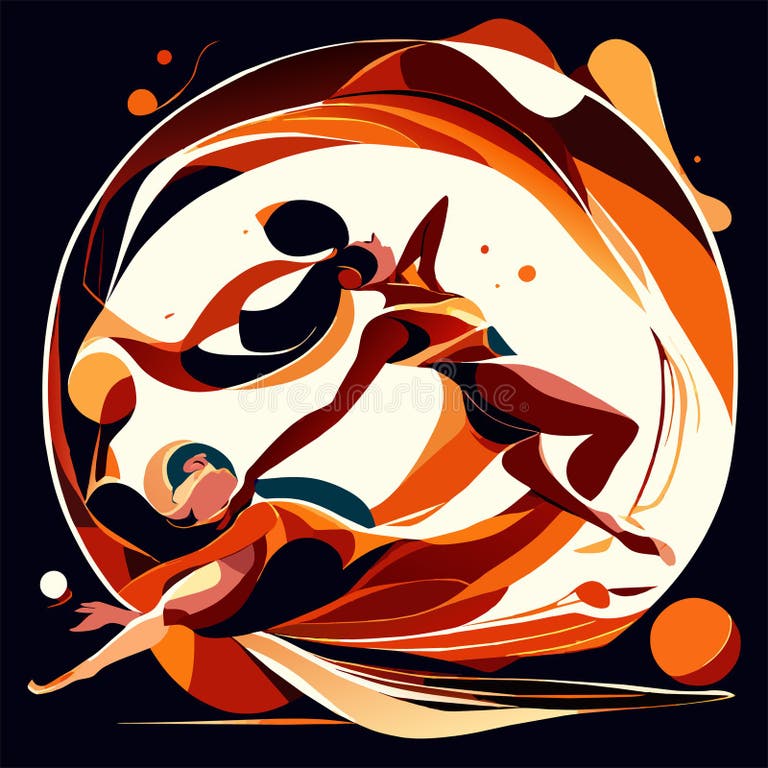 Circle Dancing People Stock Illustrations – 1,593 Circle Dancing People ...