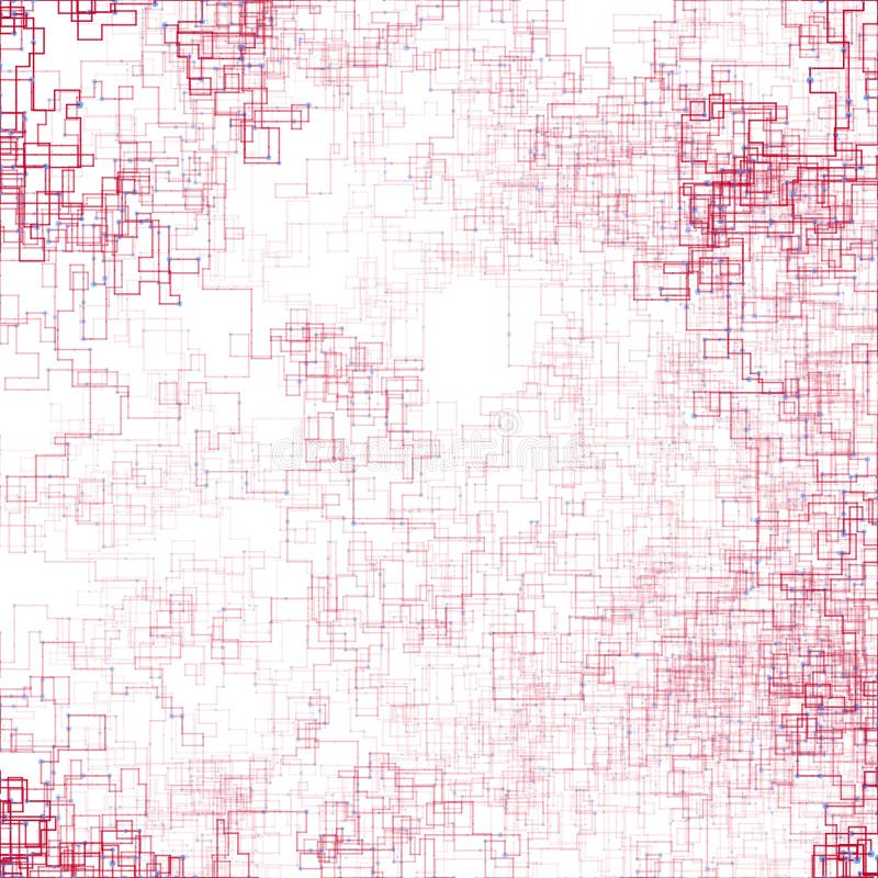 Abstract Vector Illustration Made in Generative Art Style Stock Vector ...