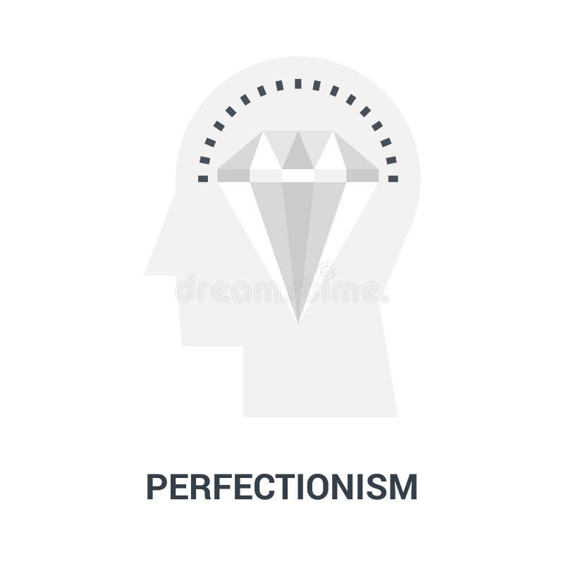 Perfectionism icon concept stock vector. Illustration of intelligence ...