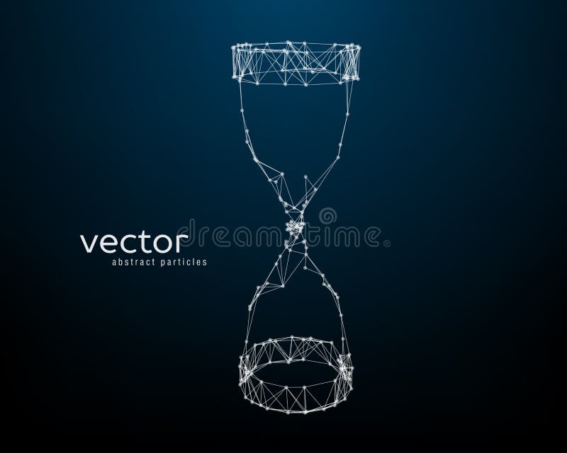 Abstract Vector Illustration of a Sand Clock. Stock Vector ...