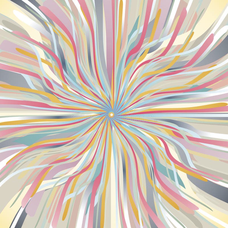 Abstract Vector Illustration of a Series of Multi-colored Swirls Stock ...