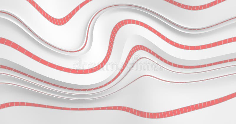 Abstract Vector Image of a Curved Line in Light Gray Color Stock Vector ...