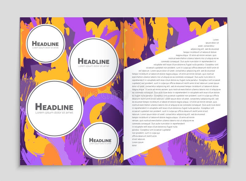 Abstract Vector Layout Background Set. for Art Template Design, List ...