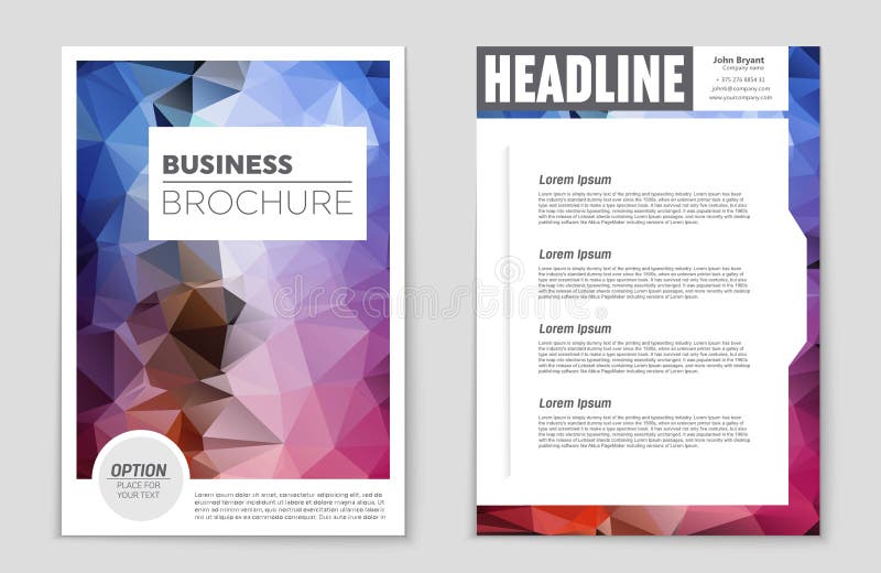 Abstract Vector Layout Background Set. for Art Template Design, List ...