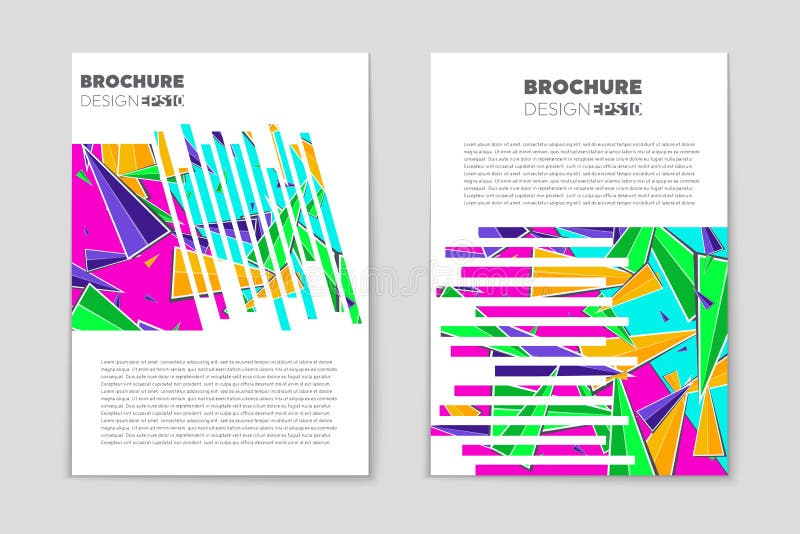 Abstract Vector Layout Background Set. for Art Template Design, List ...