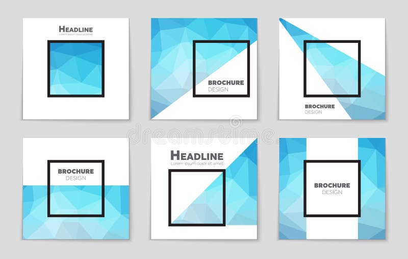 Abstract Vector Layout Background Set. for Art Template Design, List ...