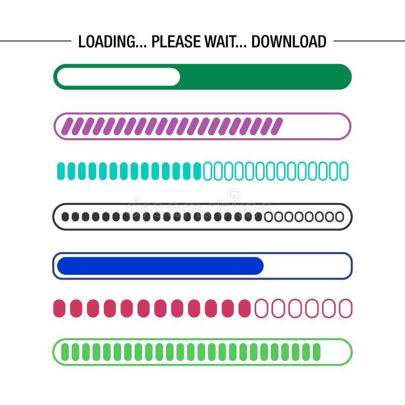 Abstract Vector Loading Colorful Icon Design Template Stock Vector ...