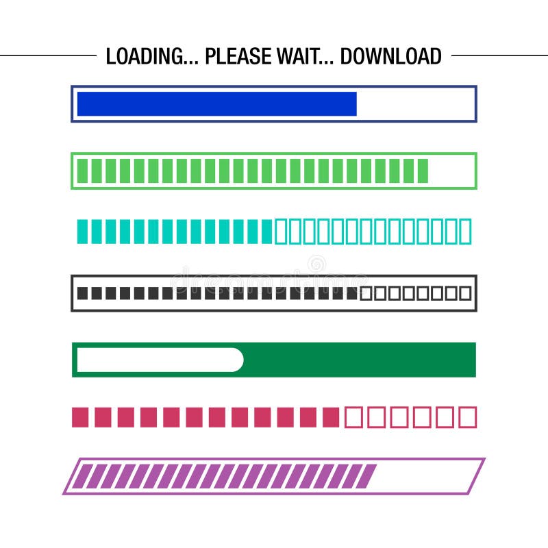 Vector Loading Icon Template Black Color Editable Stock Vector ...