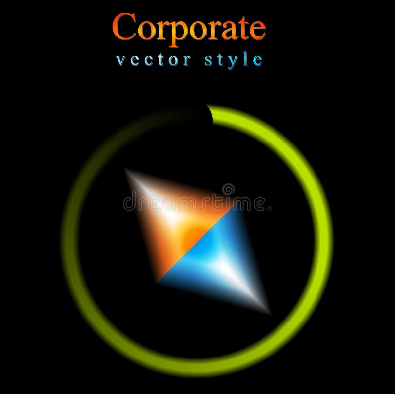Abstract Vector Logo Background Stock Vector - Illustration of curve ...