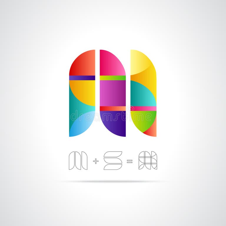 Abstract Vector Logo Design Template Stock Vector - Illustration of ...