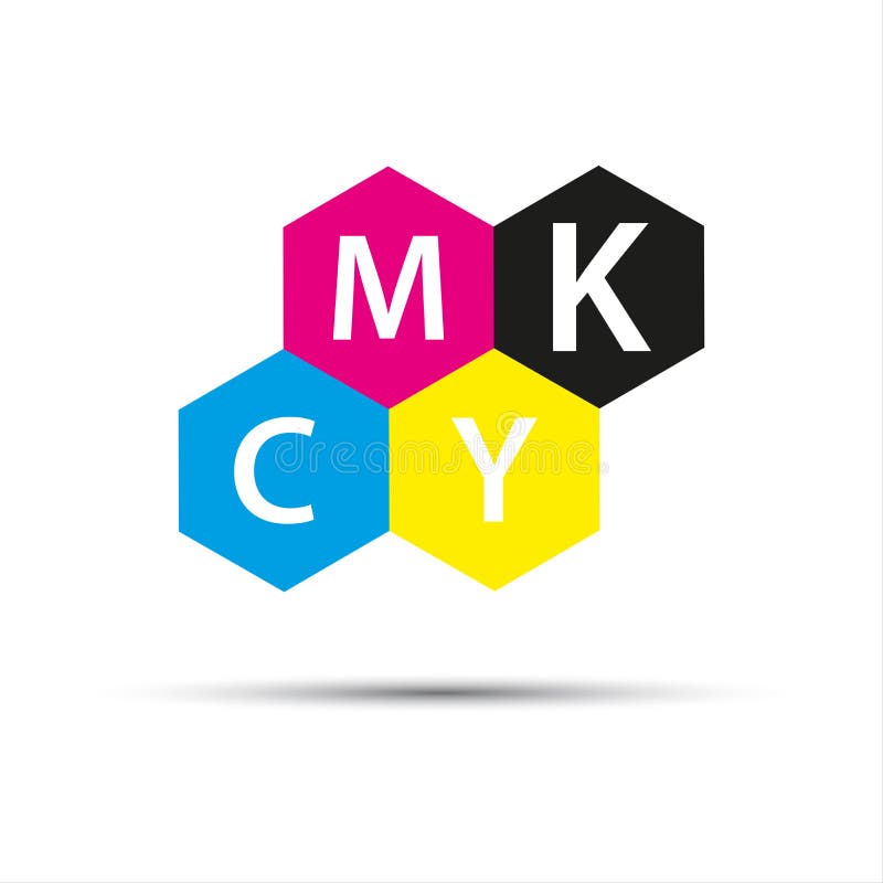 Logo - CMYK Sign, Concept Design Stock Vector - Illustration of stylish ...