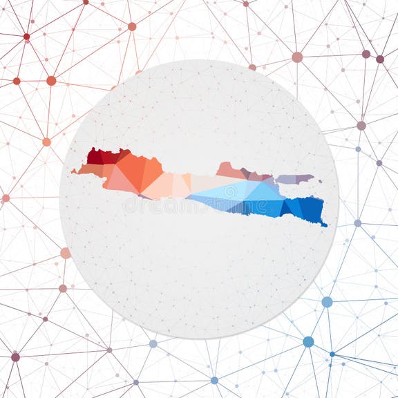 Abstract Vector Map of Java. Stock Vector - Illustration of concept ...