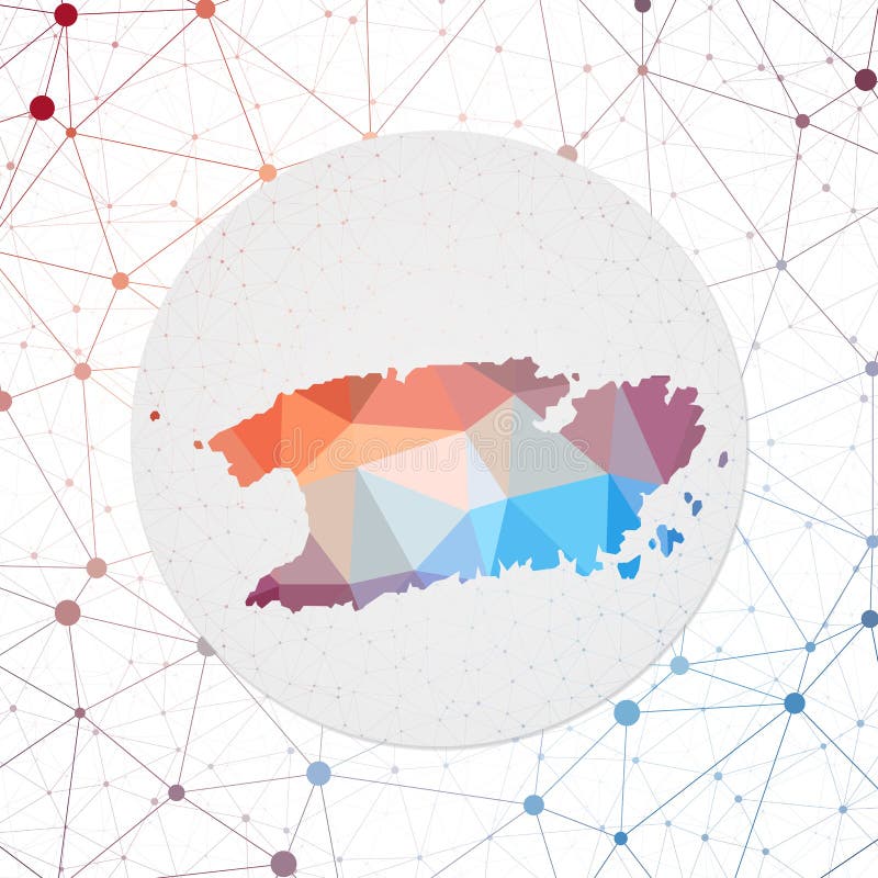 Abstract Vector Map of Vis. Stock Vector - Illustration of digital ...