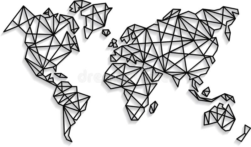 Origami Style Vector World Map Stock Illustrations – 1,660 Origami ...