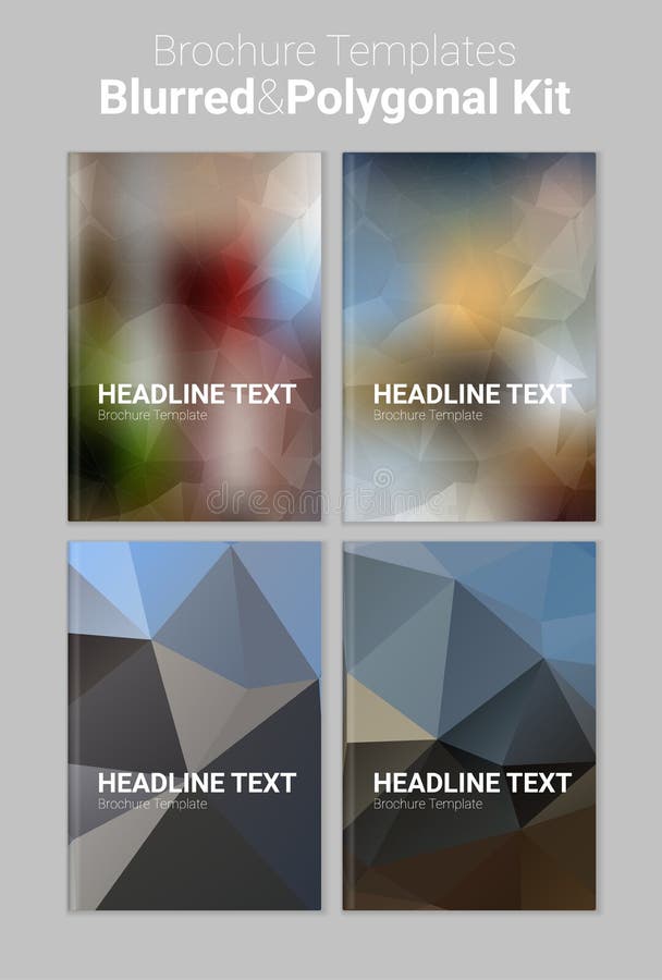 Abstract Vector Material Design Backgound Templates Stock Vector ...