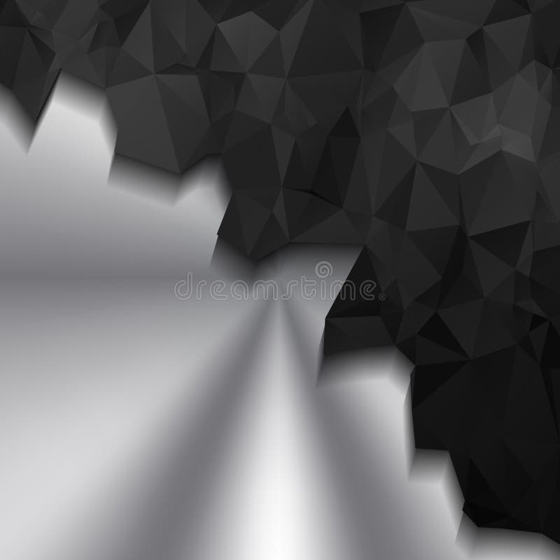 Vector Metal Background with Black Design Element Stock Vector ...