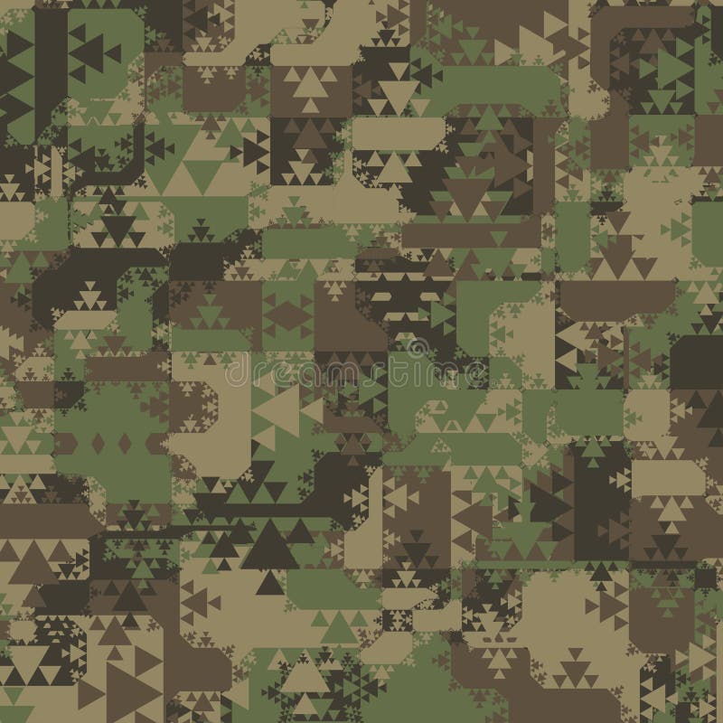 Abstract Vector Military Camouflage Background Stock Vector ...