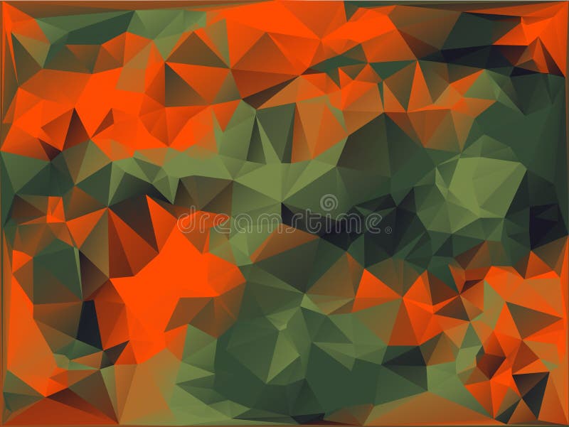 Abstract Vector Military Camouflage Background Made of Geometric ...