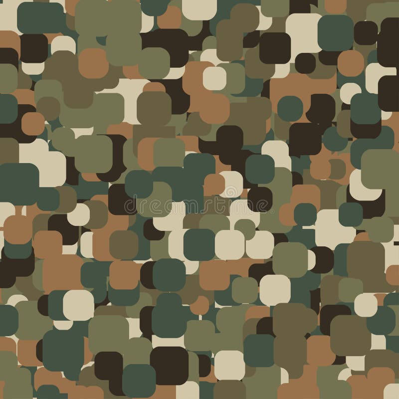 Abstract Vector Military Camouflage Background Stock Vector ...