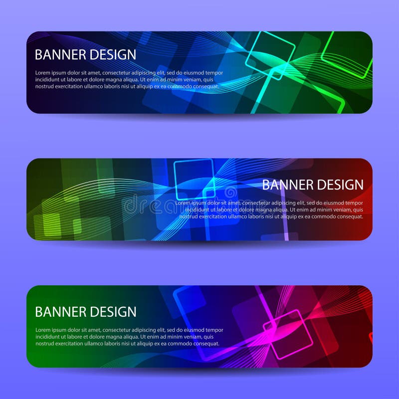 Abstract Vector Modern Banner .design Templates.Vector Illustration ...