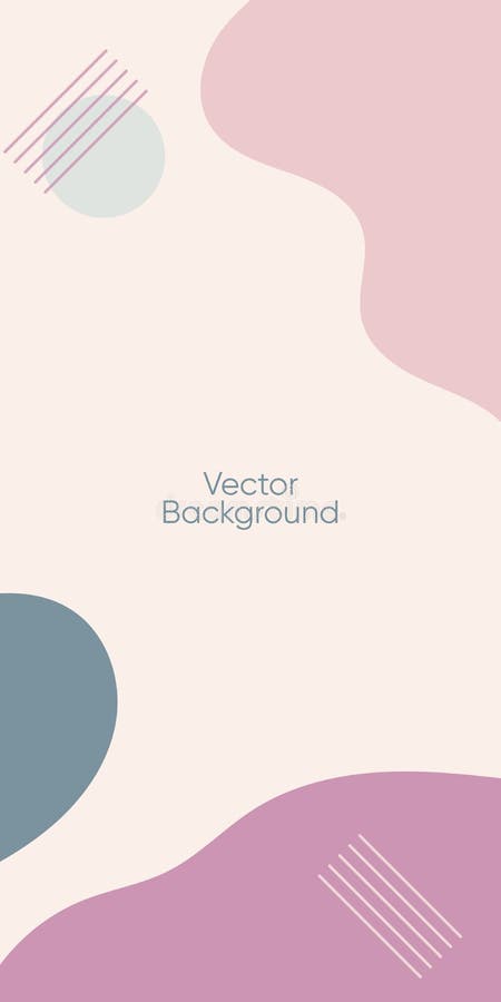 Abstract Vector Modern Stories Template with Spots. Geometric ...