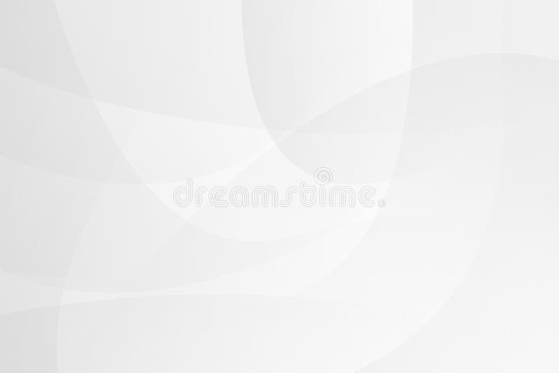 Abstract Vector Monochrome Background. Gray Wavy Smooth Shapes and ...