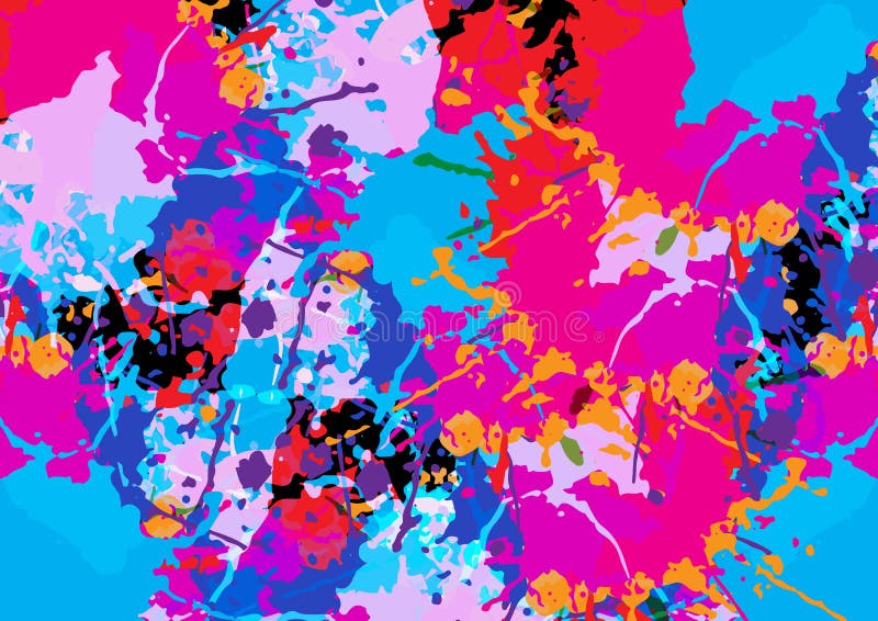 Vector Multicolor Splat and a Frame Background Stock Vector ...