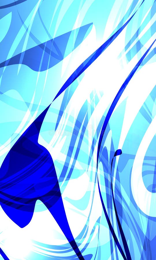 Blue Shaded Wavy Background. Stock Vector - Illustration of design ...