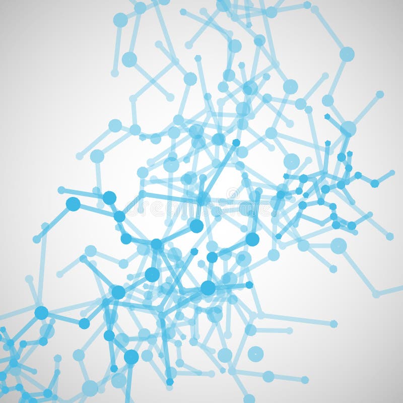 Abstract Vector Network on a Light Background Stock Vector ...