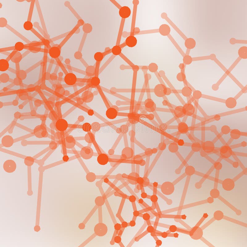 Abstract Vector Network on a Light Background Stock Vector ...