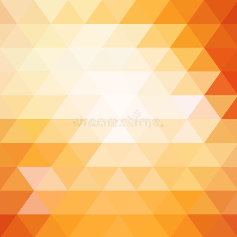 Abstract Vector Orange Triangles Background. Eps 10 Stock Vector ...