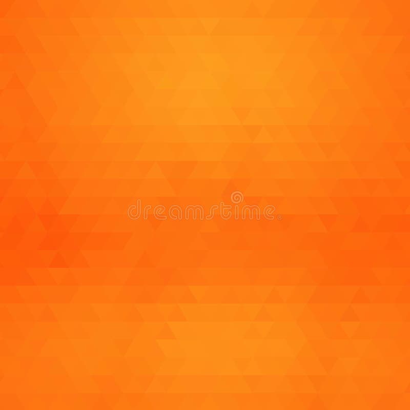 Abstract Vector Orange Triangles. Polygonal Style. Eps 10 Stock Vector ...