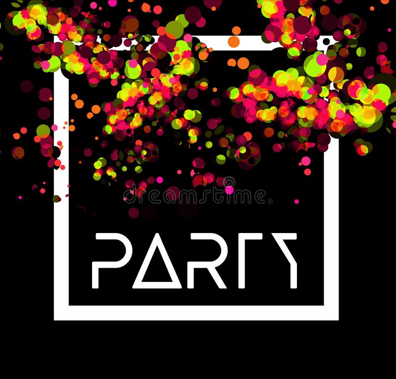 Abstract Vector Party Background Stock Vector - Illustration of bright ...